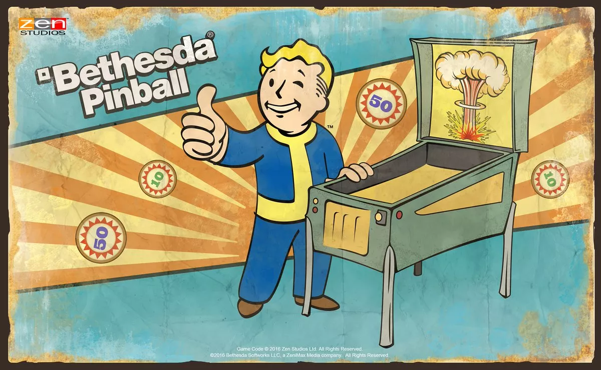Pinball FX2: Fallout 4-Tisch von den Zen Studios angeteasert ...