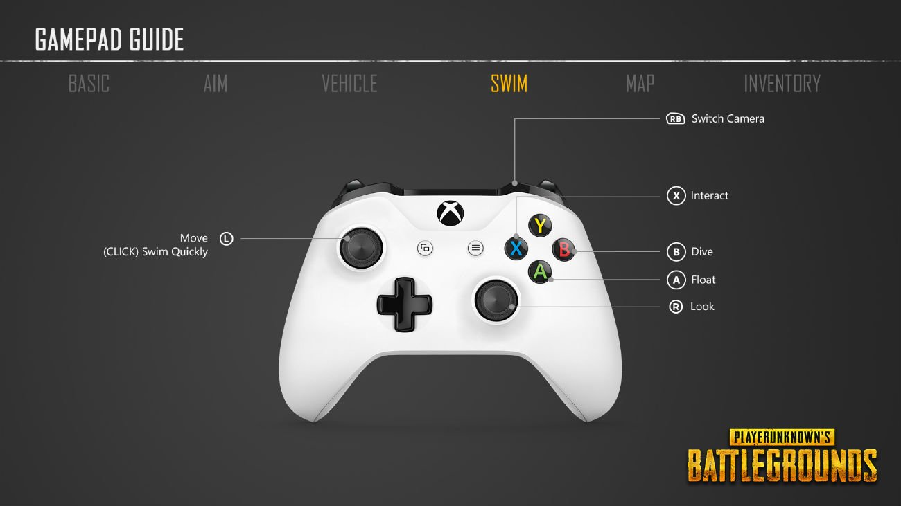 PlayerUnknown's Battlegrounds: Offizielles Xbox Controller Layout ...
