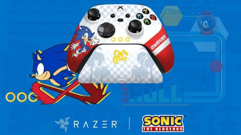 Sonic the Hedgehog inspirierter Xbox Controller von Razer in ...