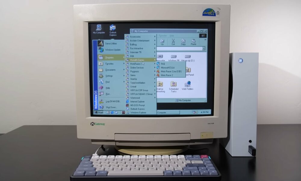 So verwandelt Ihr eure Xbox Serie S in einen Windows 98 Retro-PC