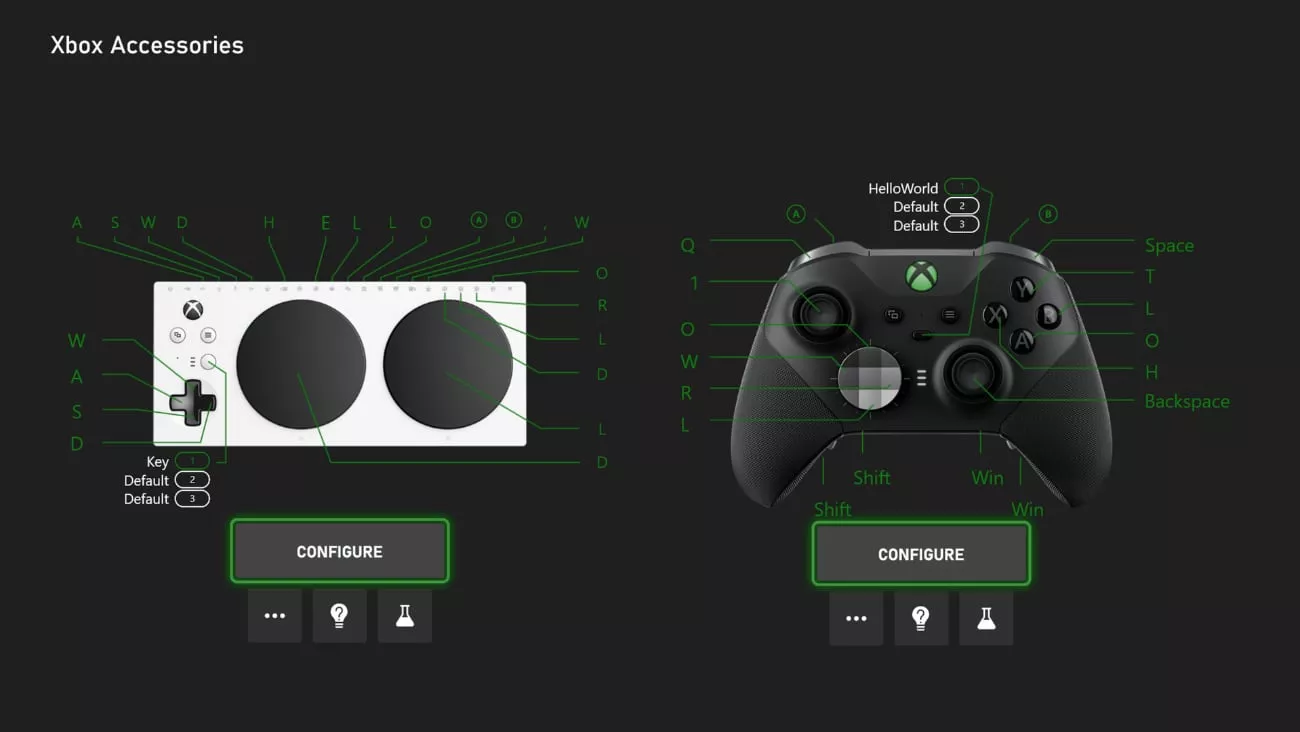 Xbox-Zubehör-App unterstützt jetzt Controller-zu-Tastatur-Eingabe ...